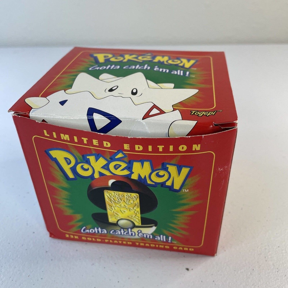 Limited Edition Pokemon Pokeball Togepi 23k Gold Plat… - Gem